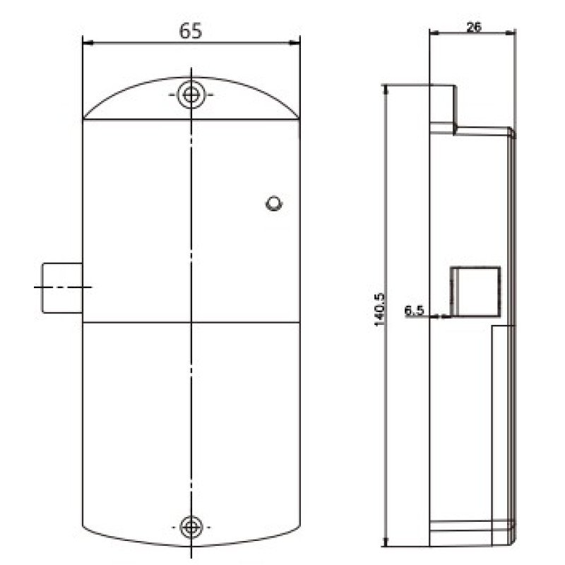 Compact electronic cam lock for outdoor cabinets operating with cards ...